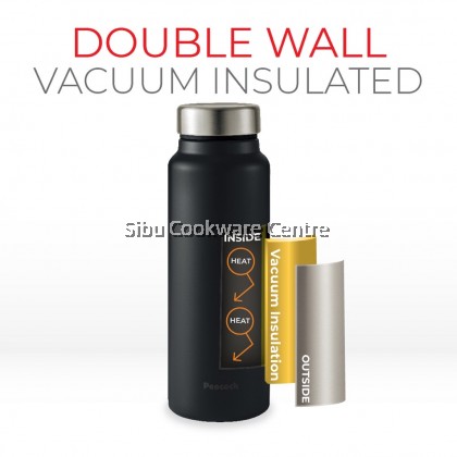 Peacock AKY-60 600ML (SUS304) Light Weight Twist Bottle