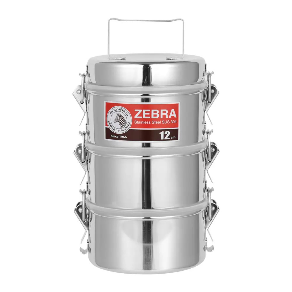 Zebra 12cm X 3 Smart Lock Food Carrier
