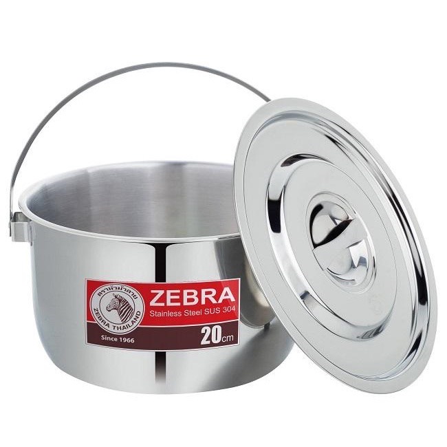 Zebra 20cm Indian Pan with Handle